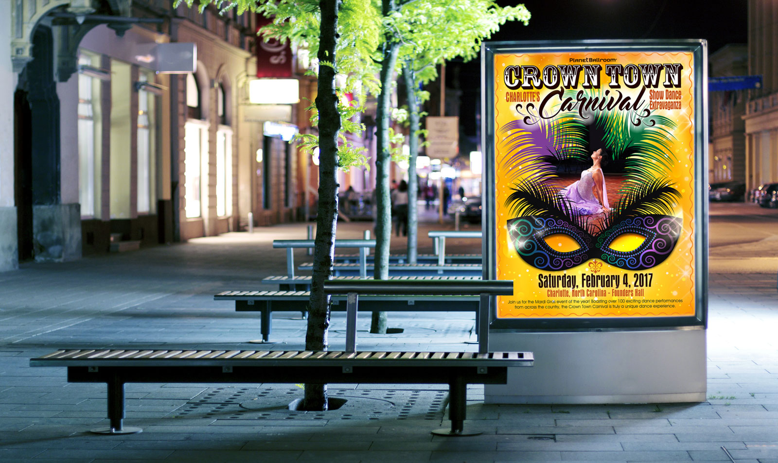 Planet Ballroom Event Poster Design - Ken Magas Design - Charlotte, NC ...