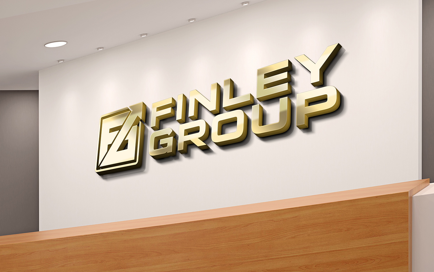 Finley Group Corporate Logo and Signage - Ken Magas Design - Charlotte ...