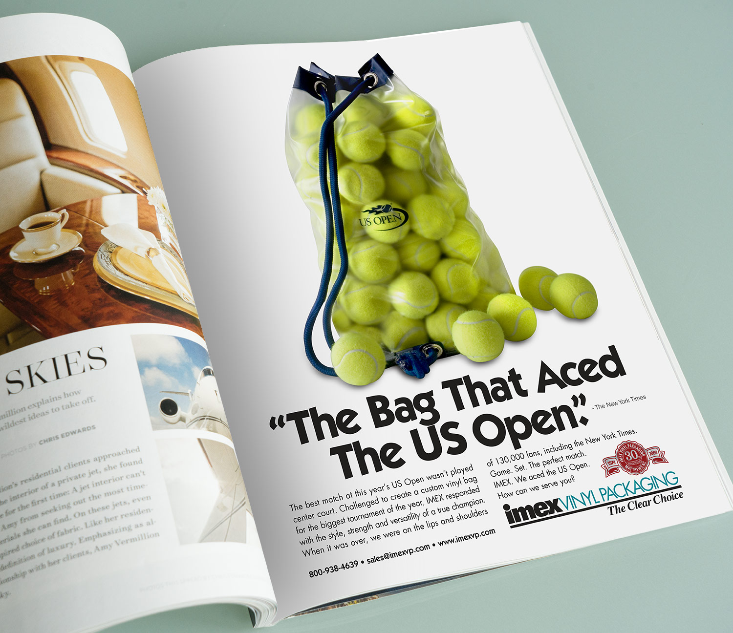 IMEX Vinyl Packaging Print Advertisement - Ken Magas Design - Charlotte ...